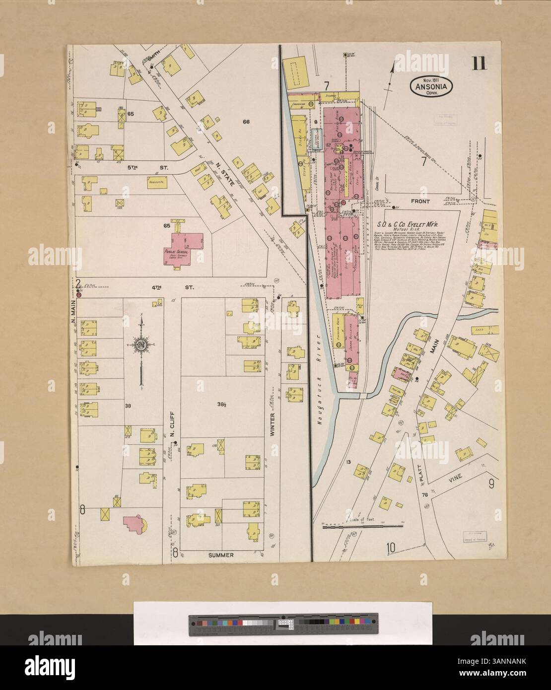 This Sanborn Fire Insurance map from November 1911 illustrates the ...