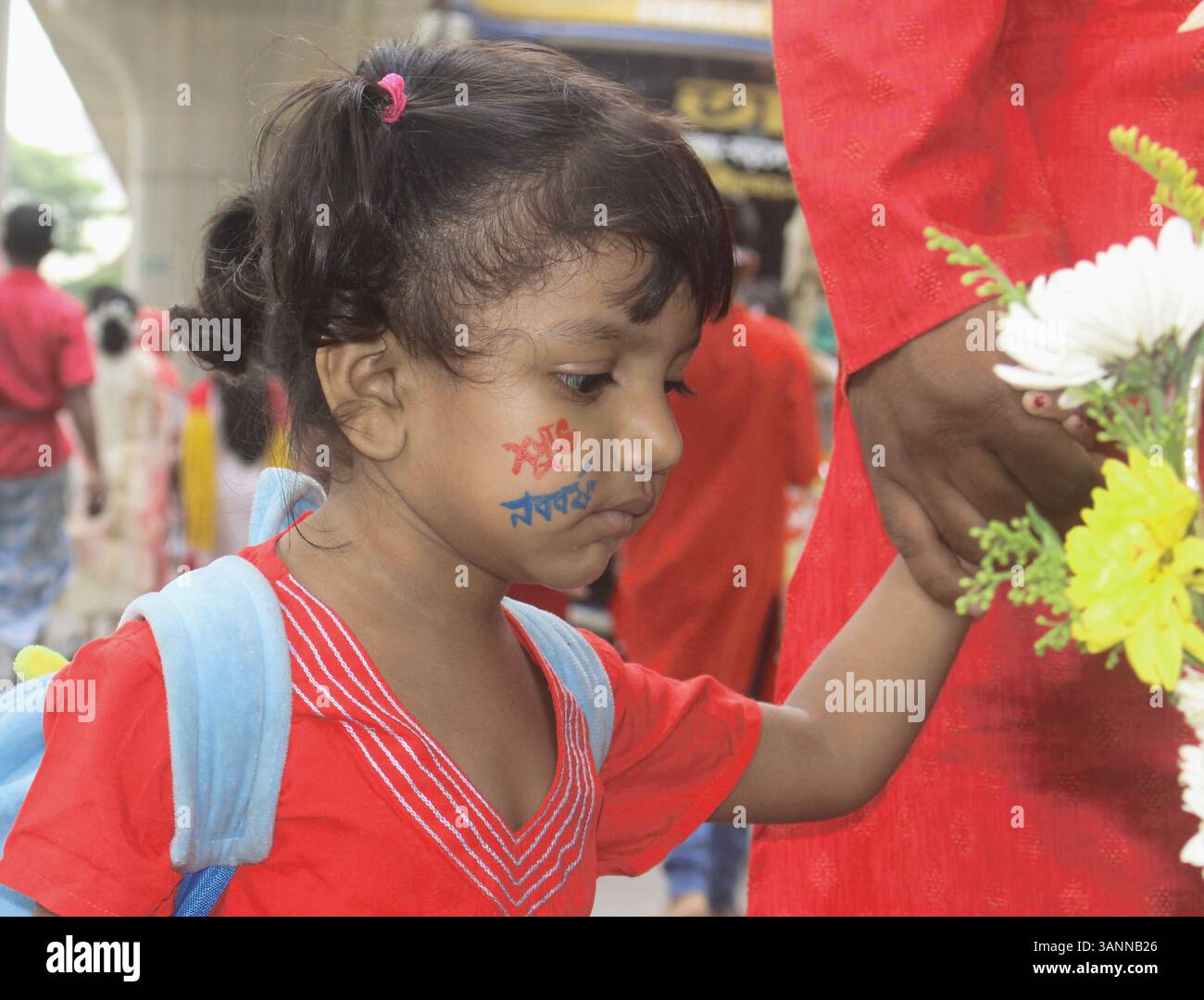 Borsho Boron Anondo Shobhajatra procession carries the theme, "Symphony of the New Year, End of ...