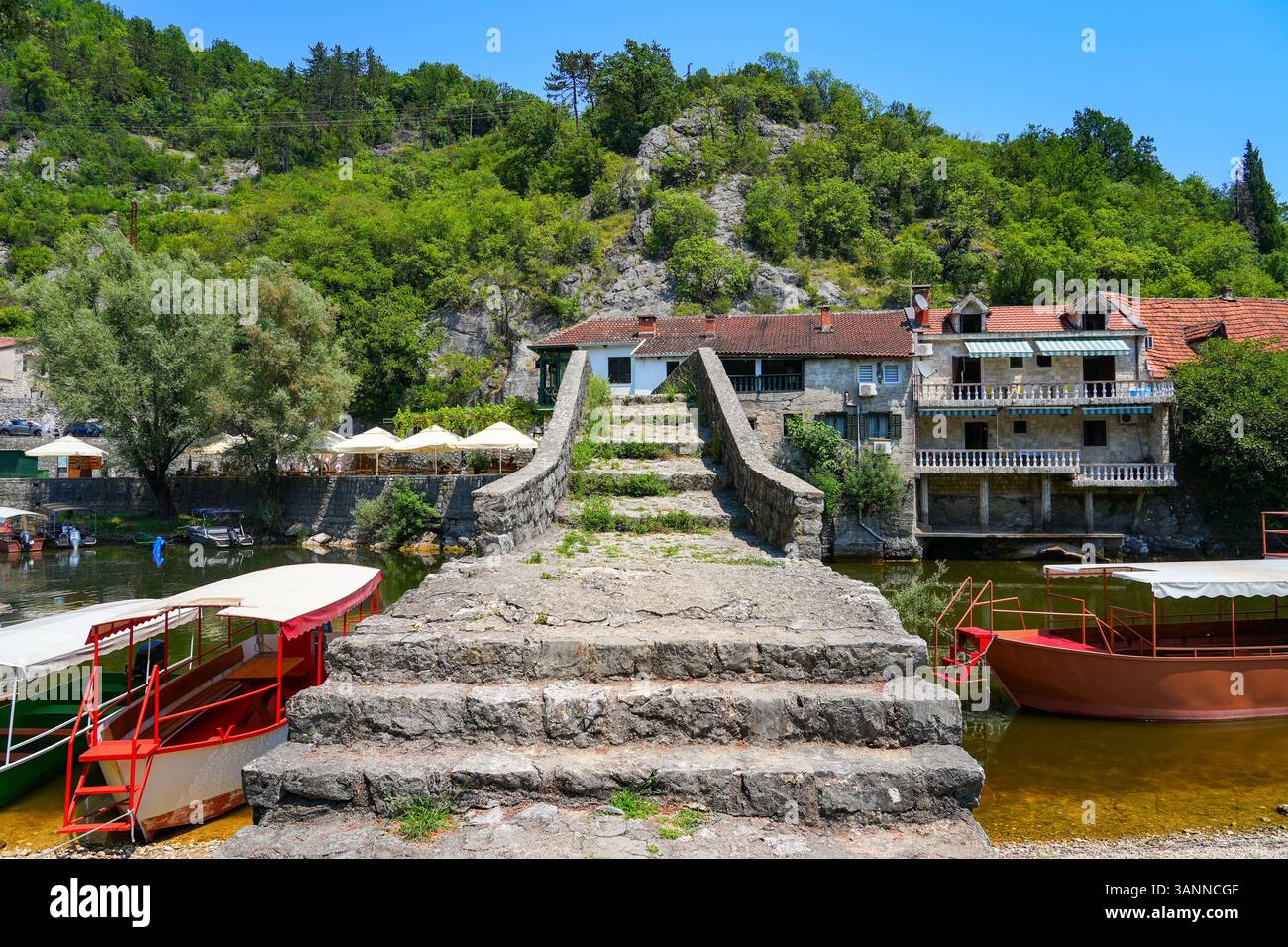 Old Bridge (Stari Most) aka Danilo's Bridge spanning the Rijeka ...