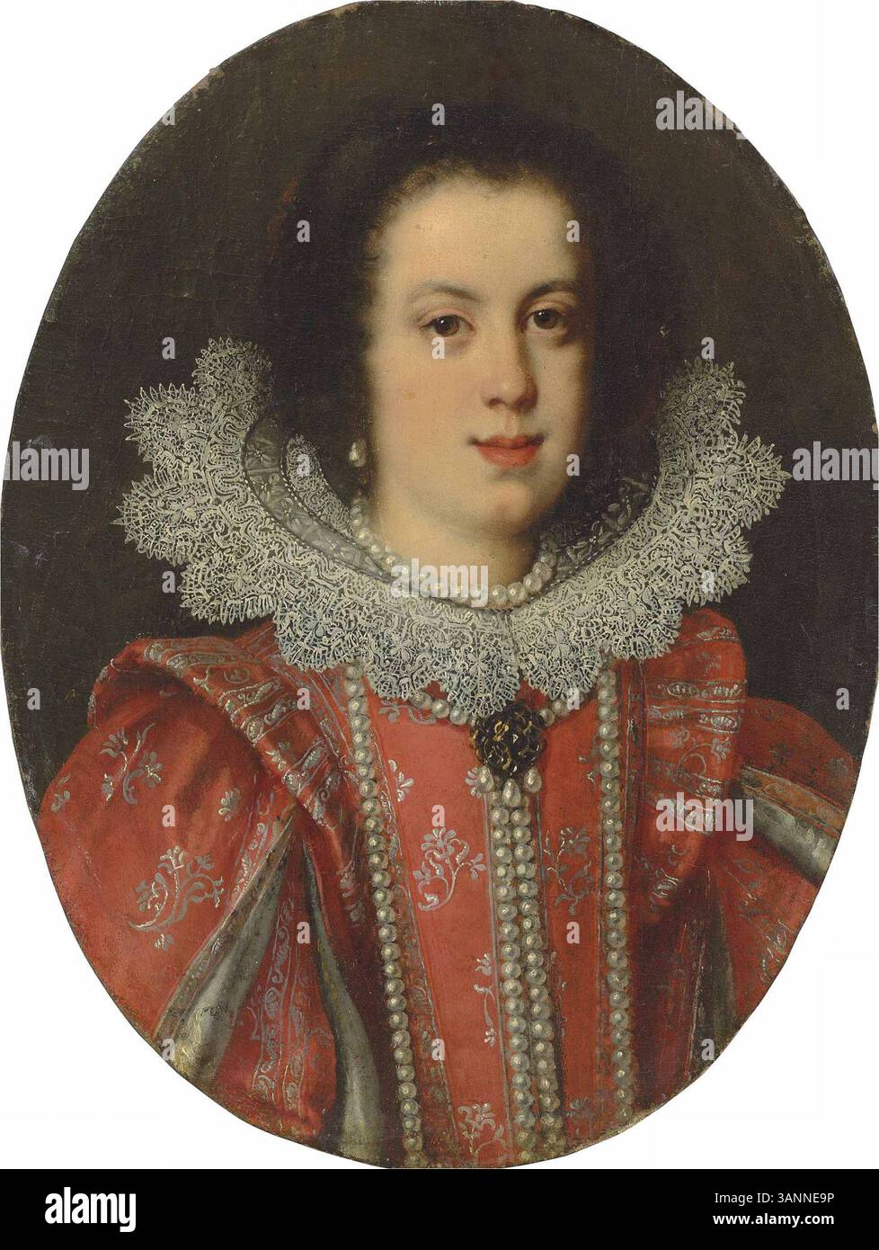 This 17th-century portrait by Justus Sustermans shows Vittoria della ...