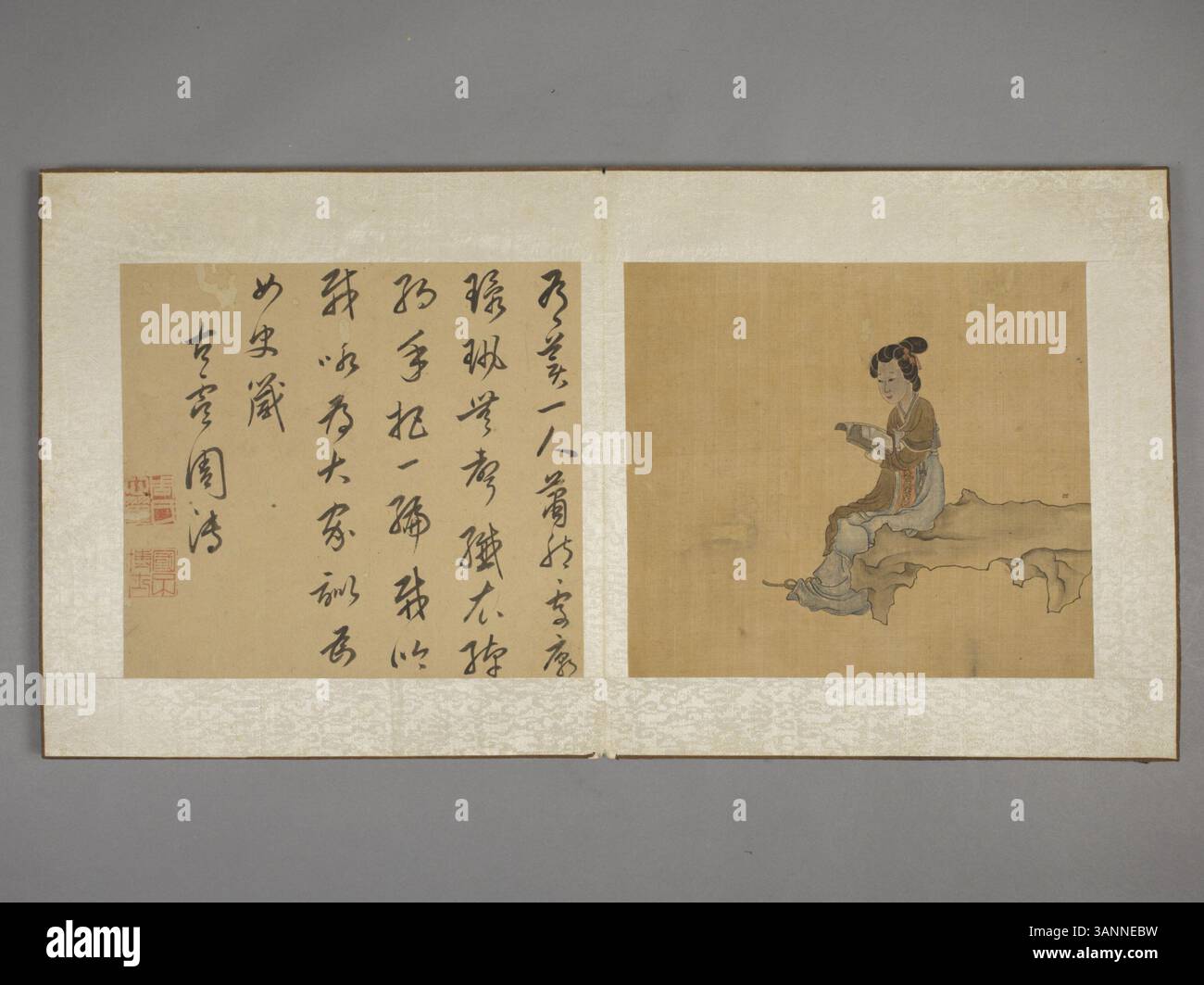 This Chinese painting, number 2 in the Palace Museum collection, is a ...
