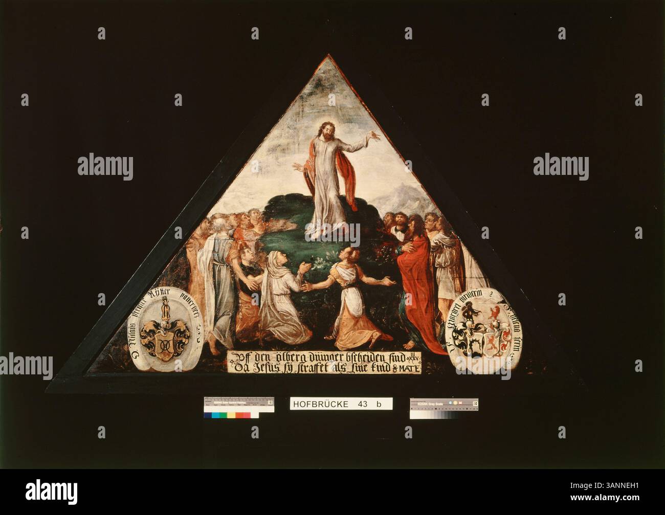 The painting portrays the moment when Jesus sent His disciples out to ...