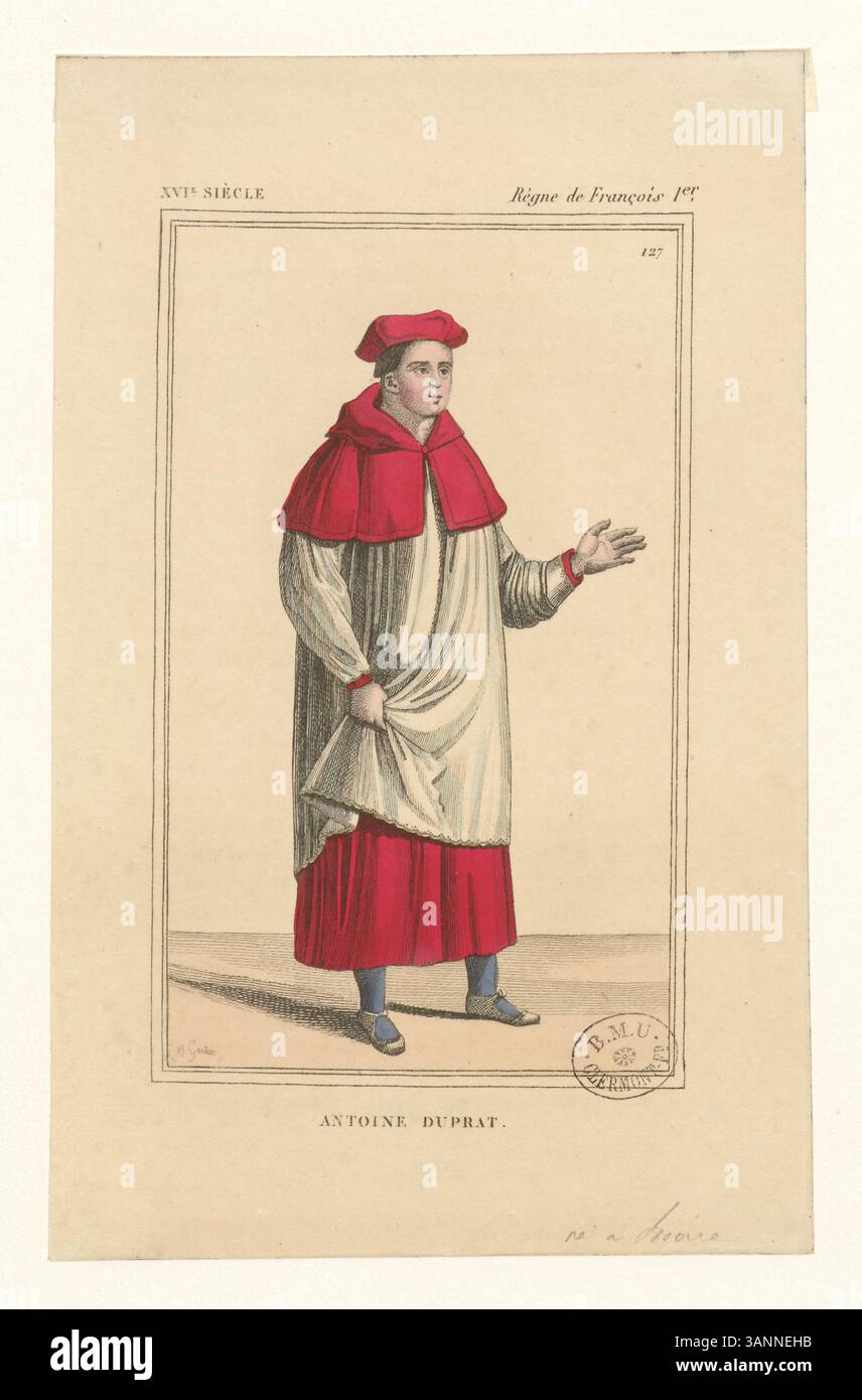 A print from the Boyer collection of Antoine Duprat, created using the ...