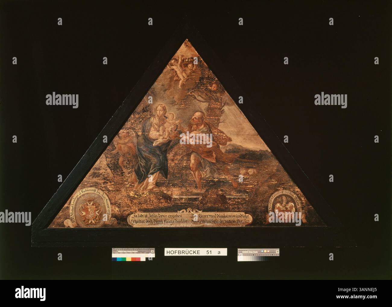 The Holy Family’s return from Egypt, depicting their flight to safety ...