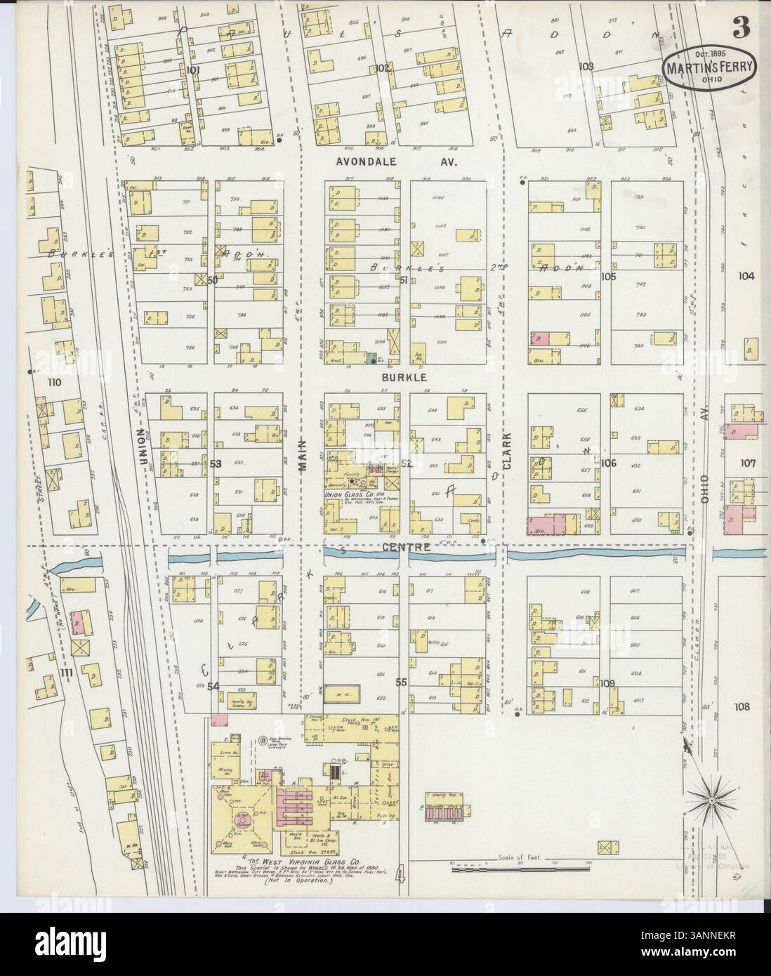 This October 1895 Sanborn Fire Insurance Map outlines the fire hazards ...