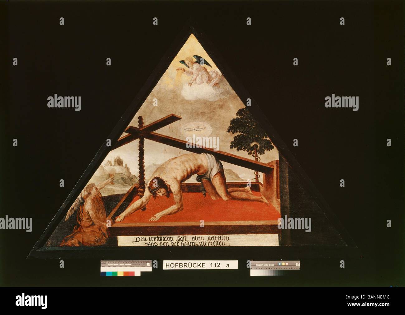 The image of Christ in the wine press, symbolizing His suffering for ...