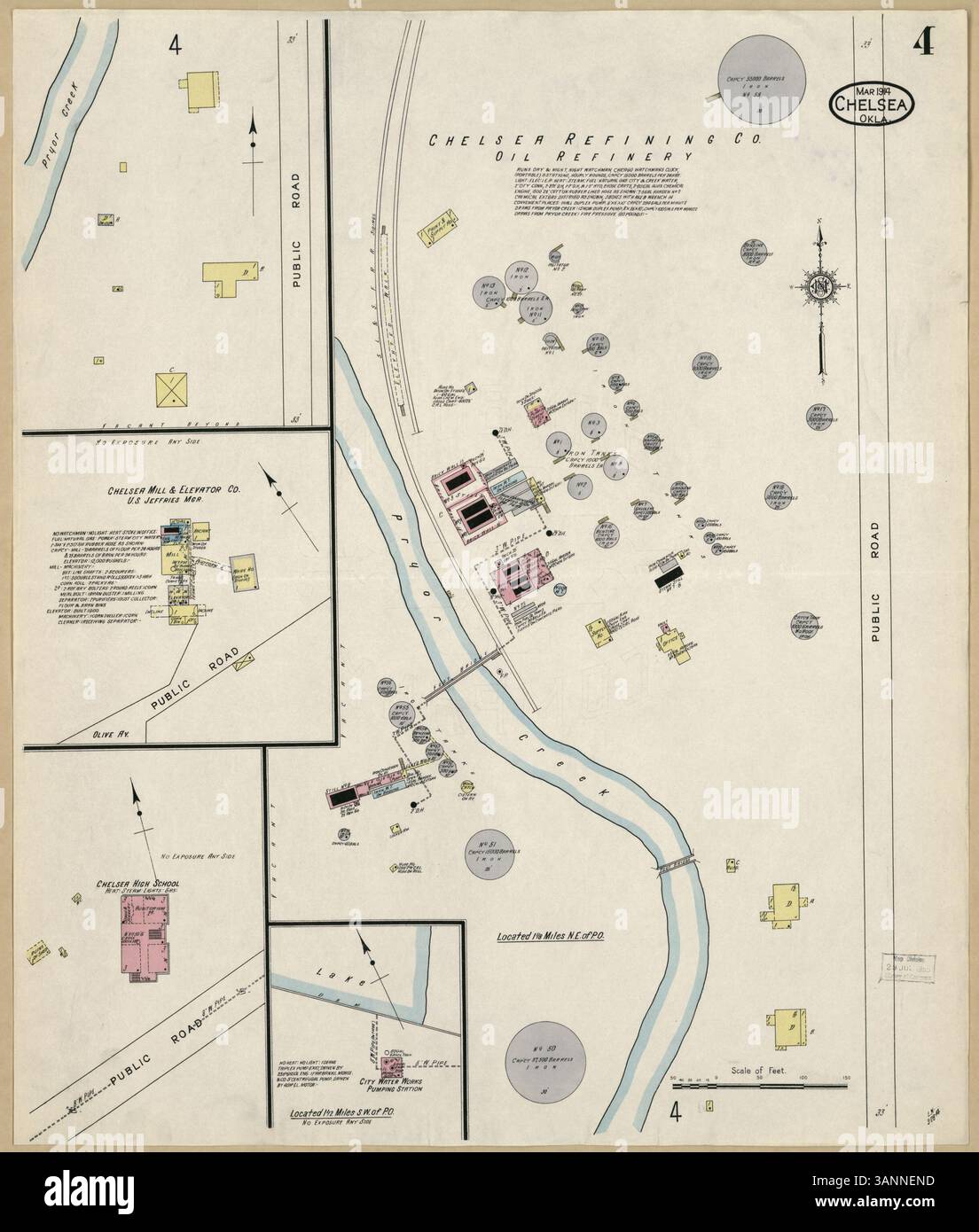 This Sanborn Fire Insurance Map from March 1914 provides detailed ...