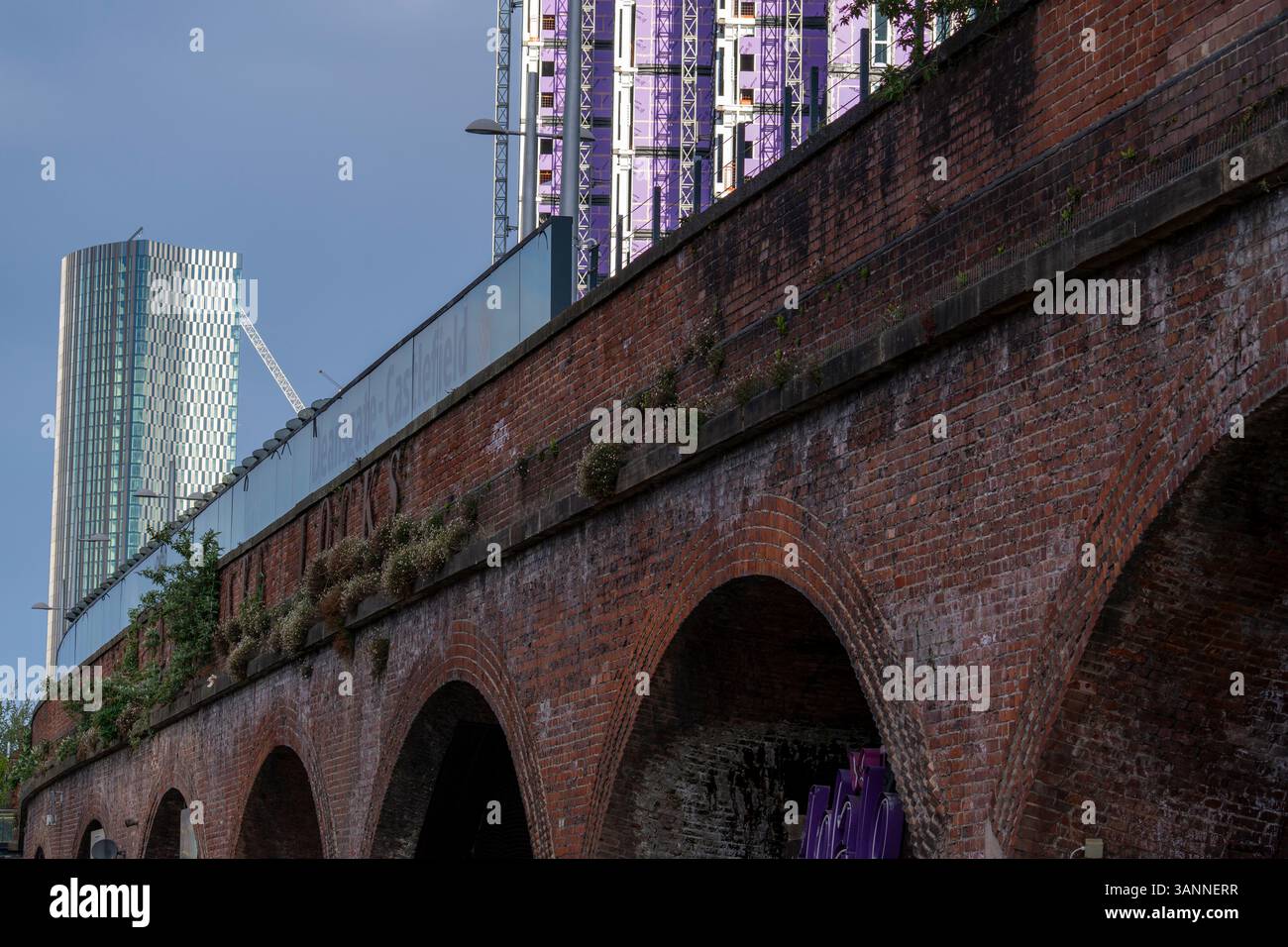 Image of Viaduct in Castlefield, manchester Stock Photo - Alamy