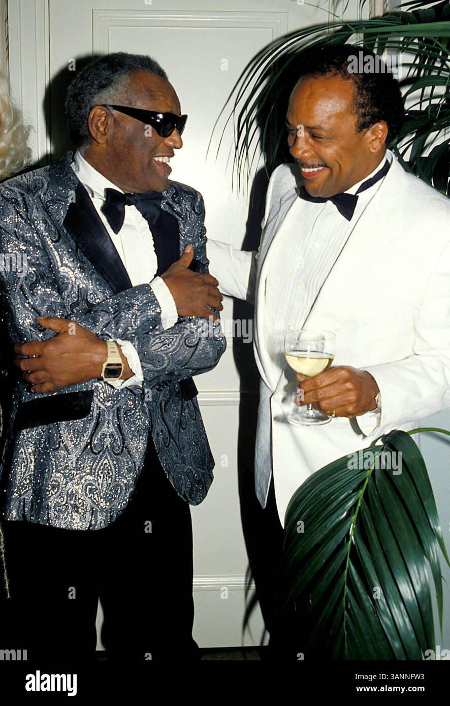 Aug. 31, 2005 - 9-1987.QUINCY JONES AND RAY CHARLES. BETTY MICKELSON ...
