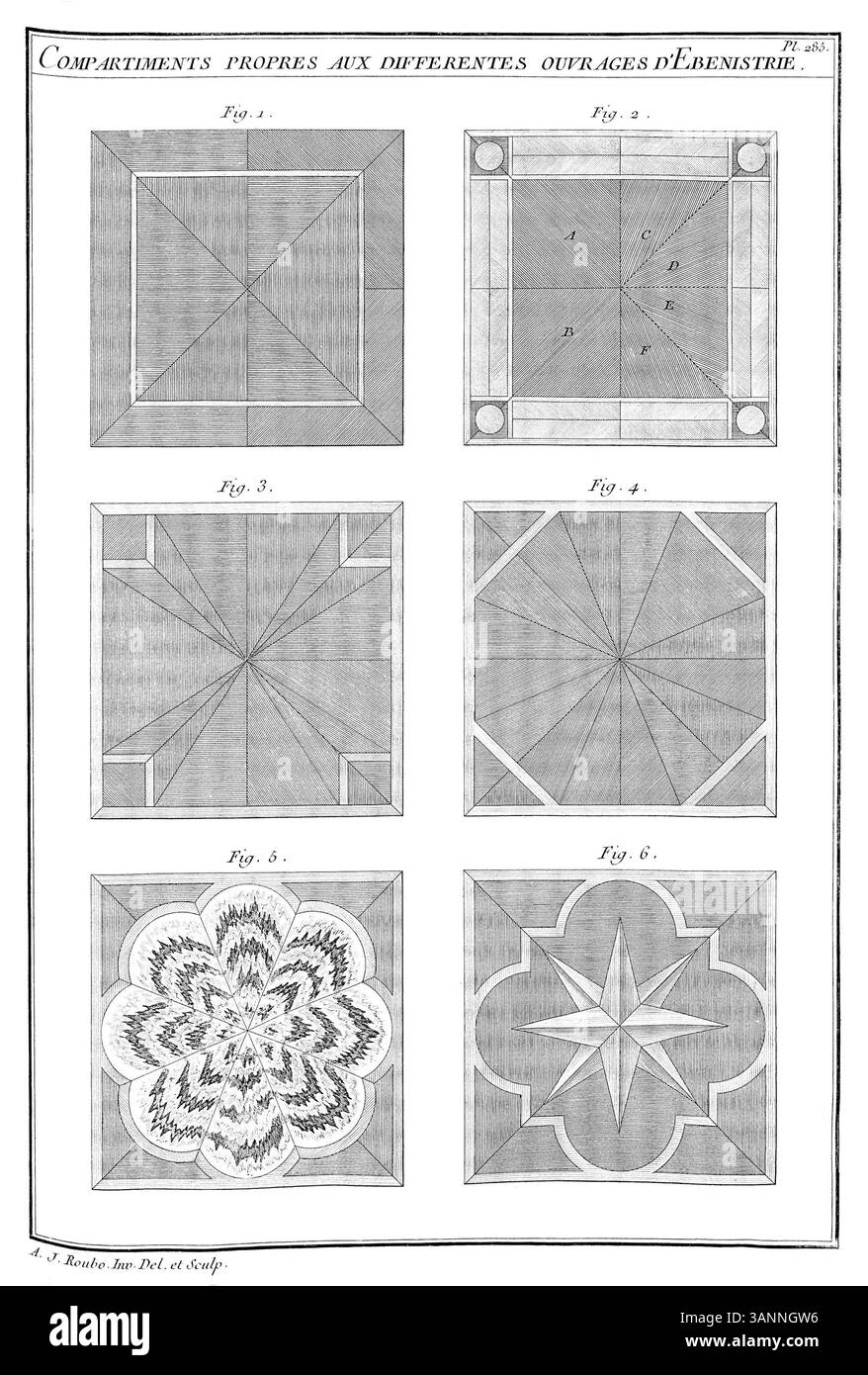 This 1774 engraving by André Jacob Roubo, published by the Académie ...