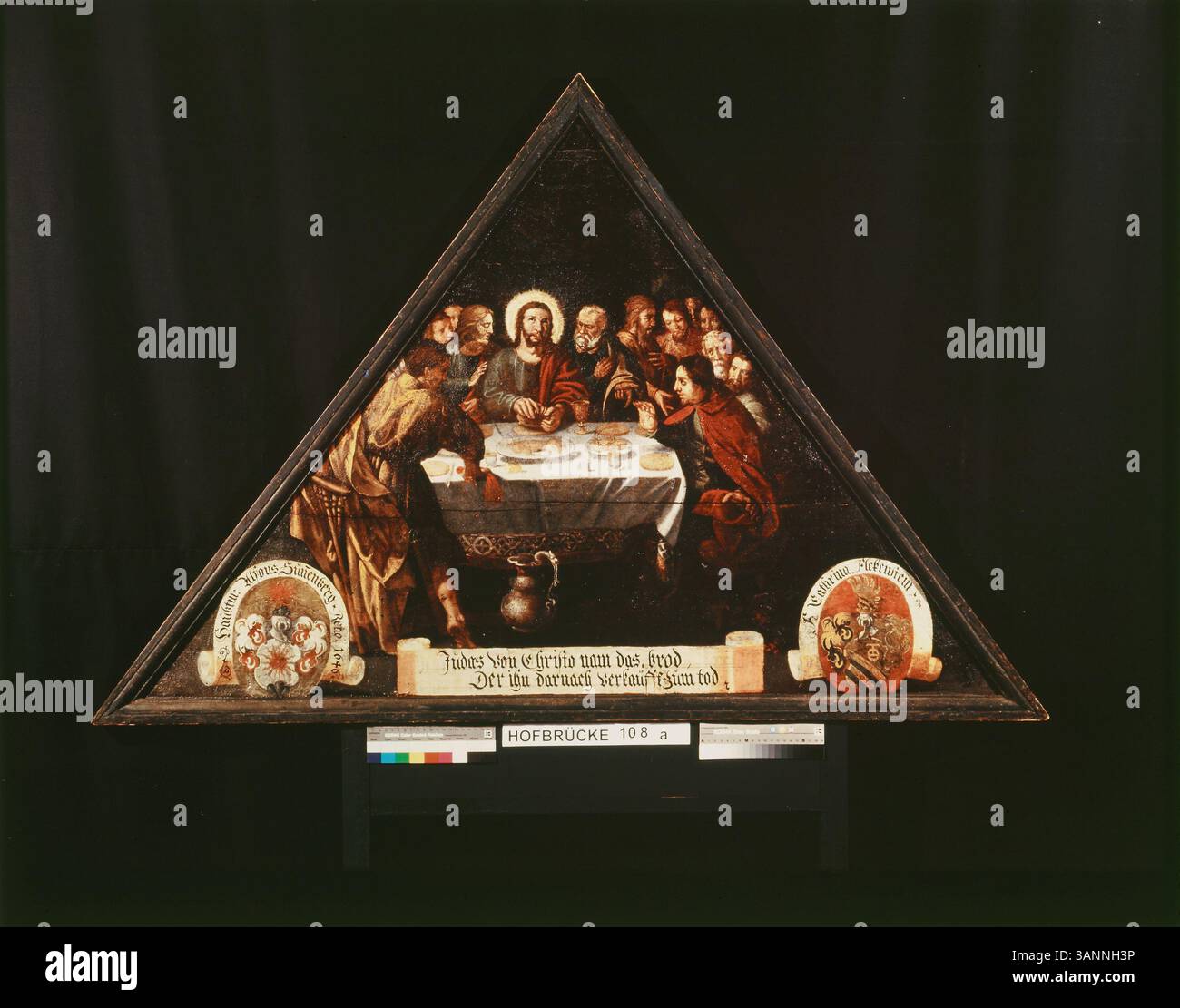 The Last Supper, the breaking of the bread, and the betrayal of Jesus ...