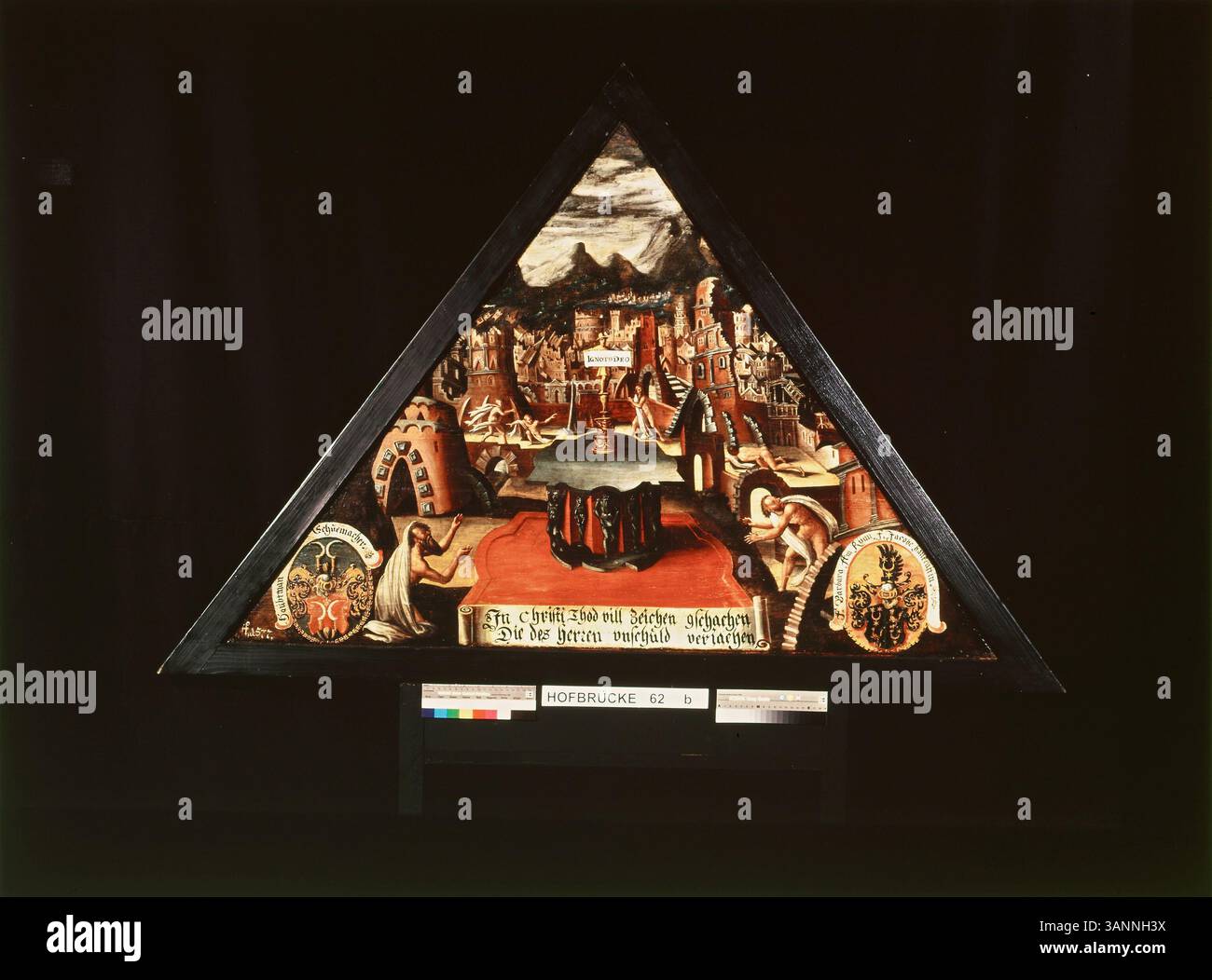 This painting represents the resurrection of the dead following Christ ...