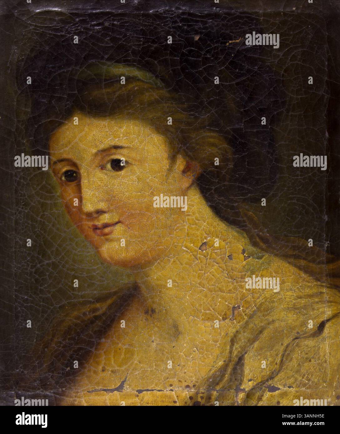 Portrait of a Woman, painting attributed to Angelica Kauffmann, created ...