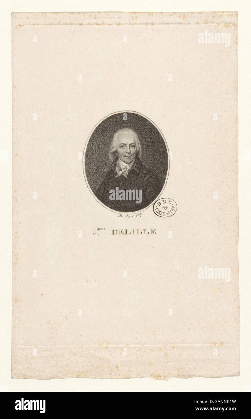 A print from the Boyer collection featuring J. Delille Barthélemy ...