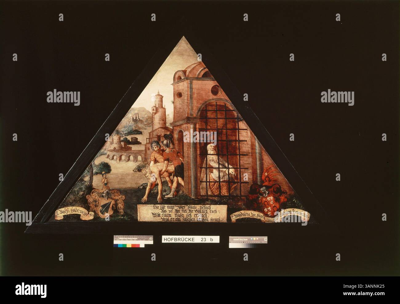 This painting portrays the suicide of Pontius Pilate, the Roman ...