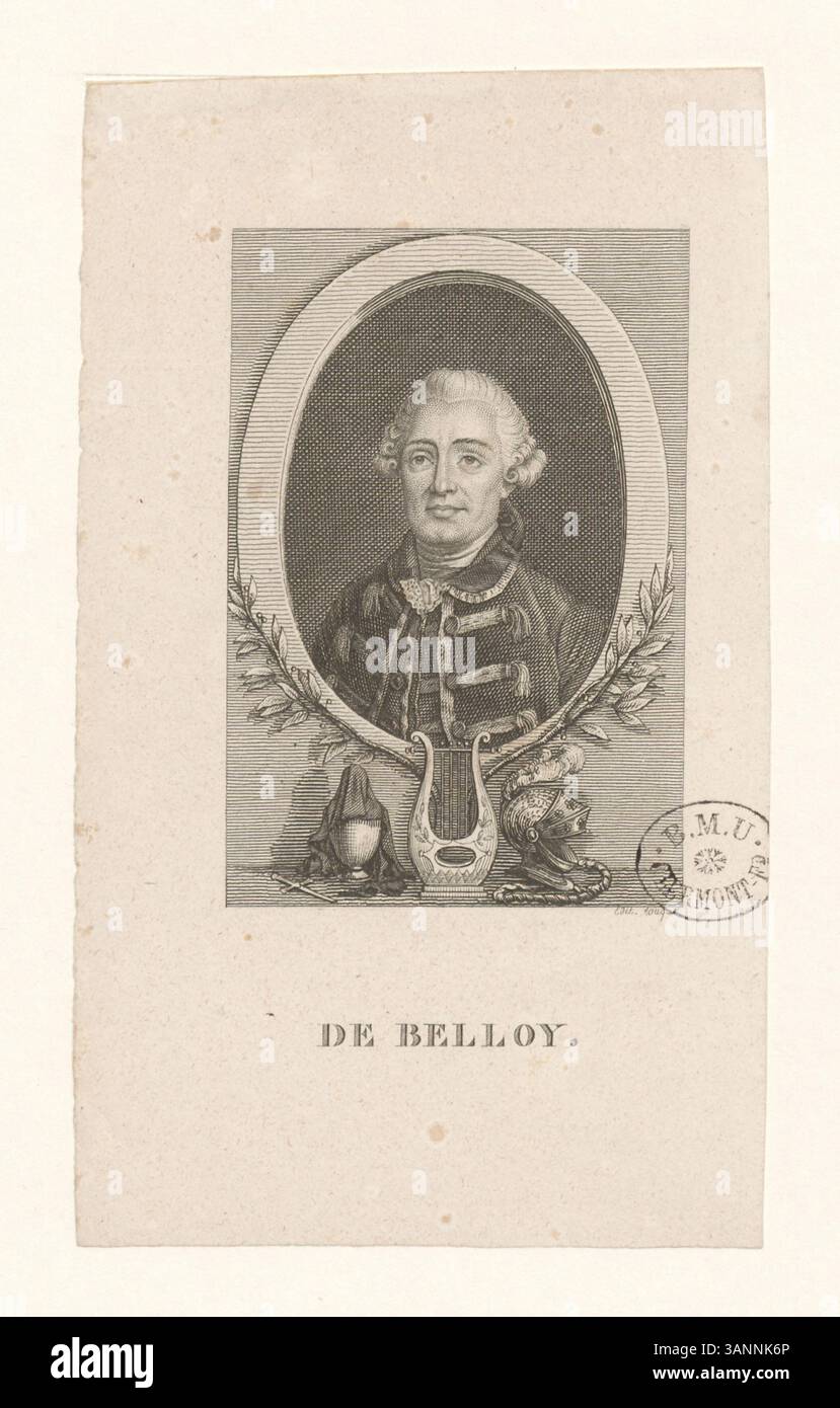 'De Belloy' is a notable print by Pierre-Laurent Buirette de Belloy ...