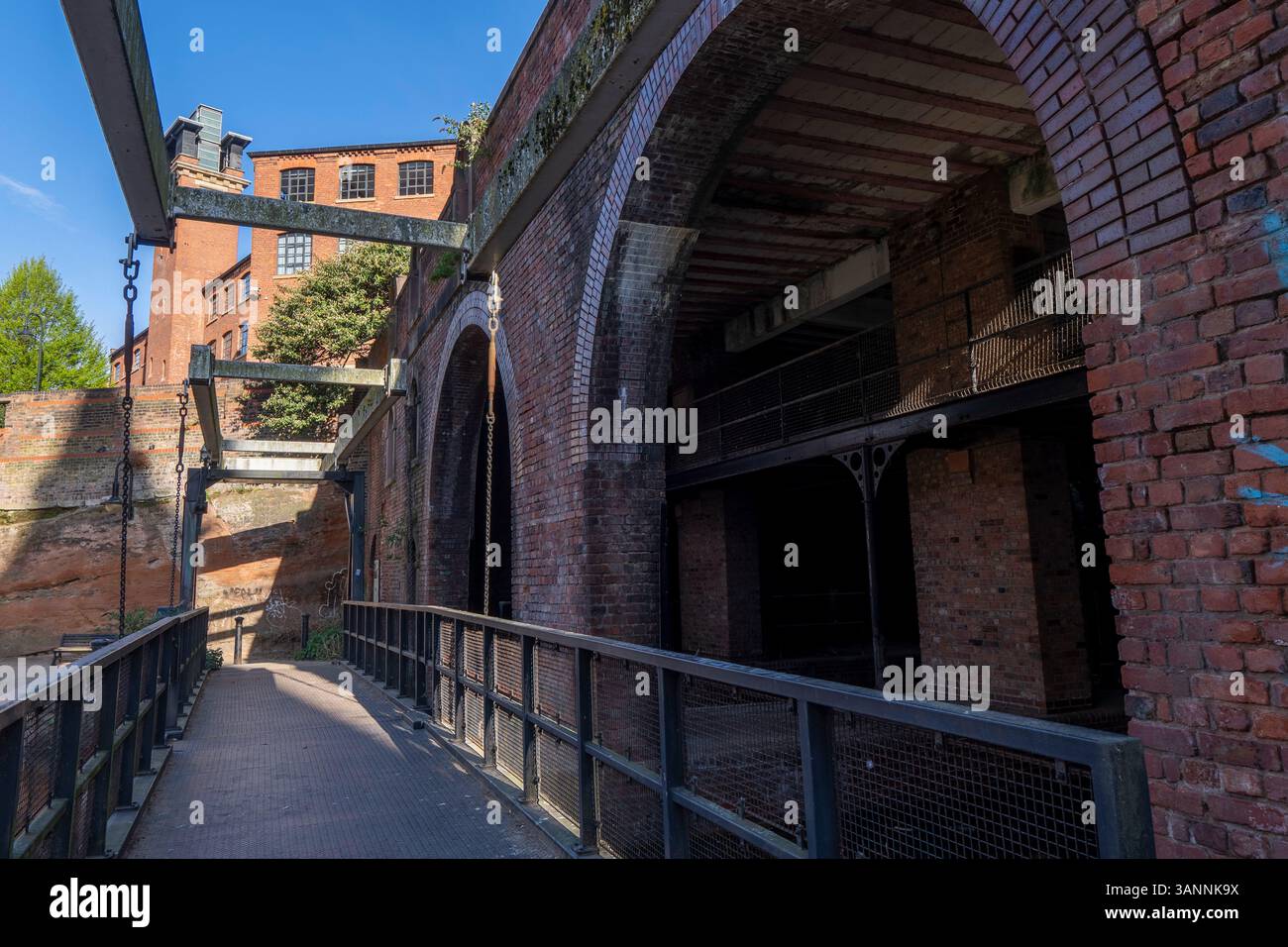 Image of Viaduct in Castlefield, manchester Stock Photo - Alamy