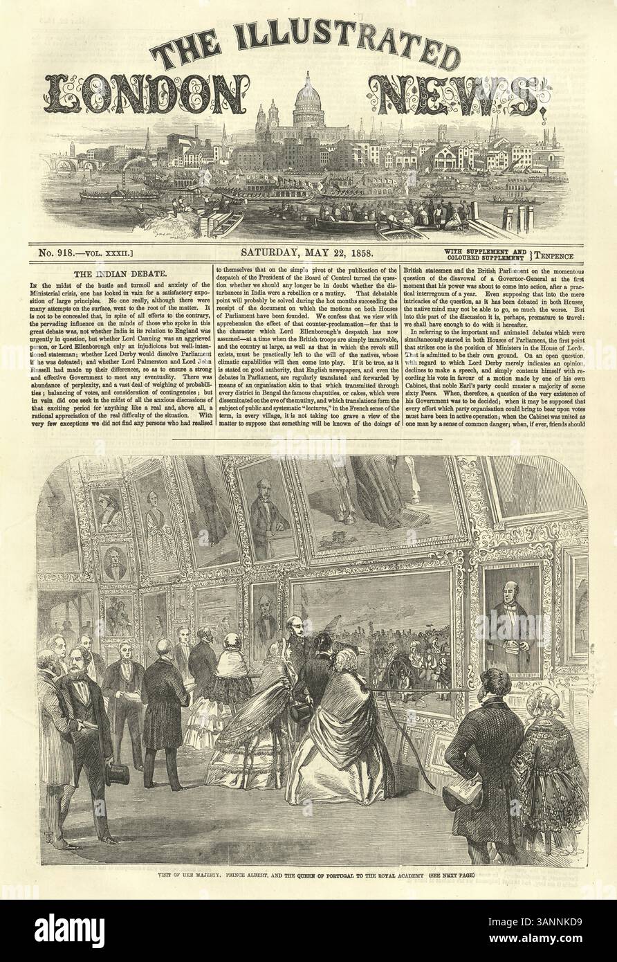 Visit of Queen Victoria, Prince Albert and Queen of Portugal to the ...