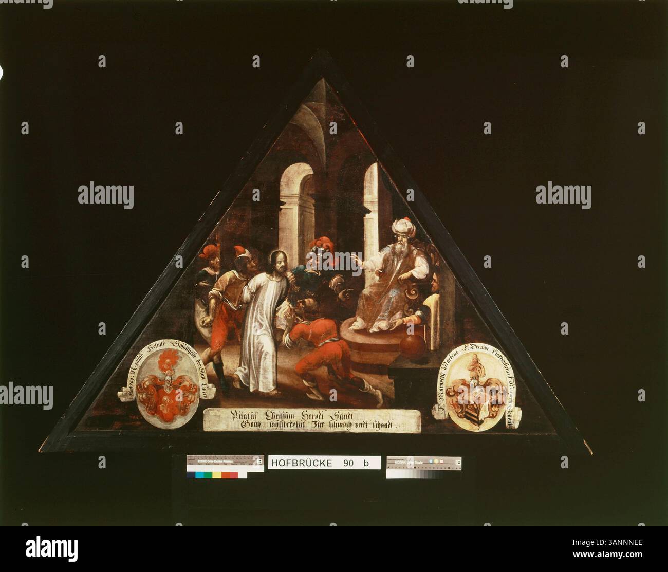 Christ before Herod painting depicts Jesus being sent before Herod ...