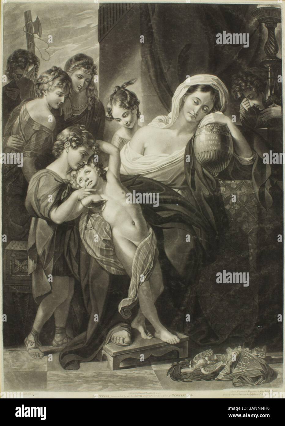 This 1774 print by Valentine Green reproduces Benjamin West’s painting ...
