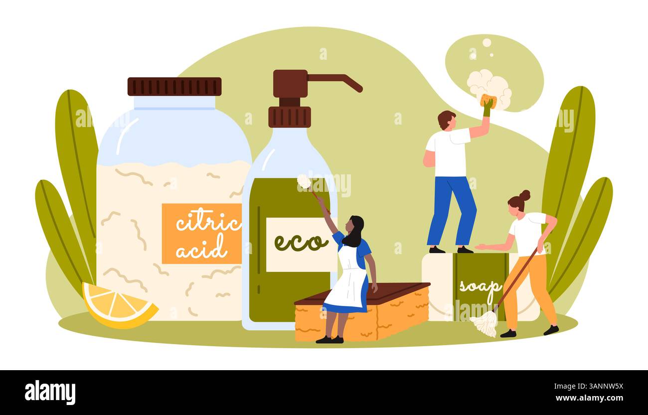 Cleaning service, housekeeping with eco friendly biodegradable and safe ...