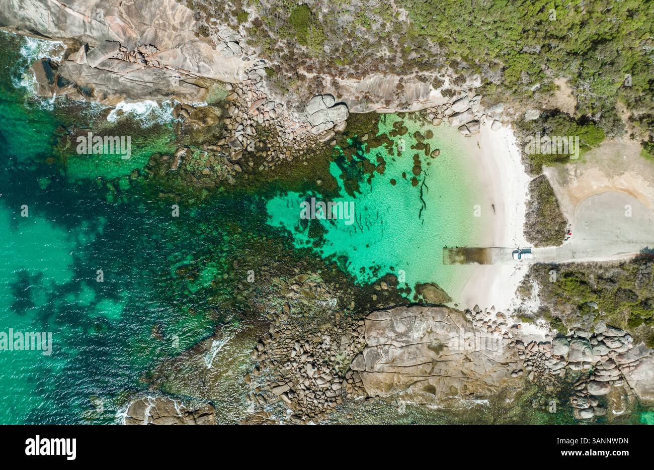Aerial view of Misery Beach, Western Australia, Australia Stock Photo ...