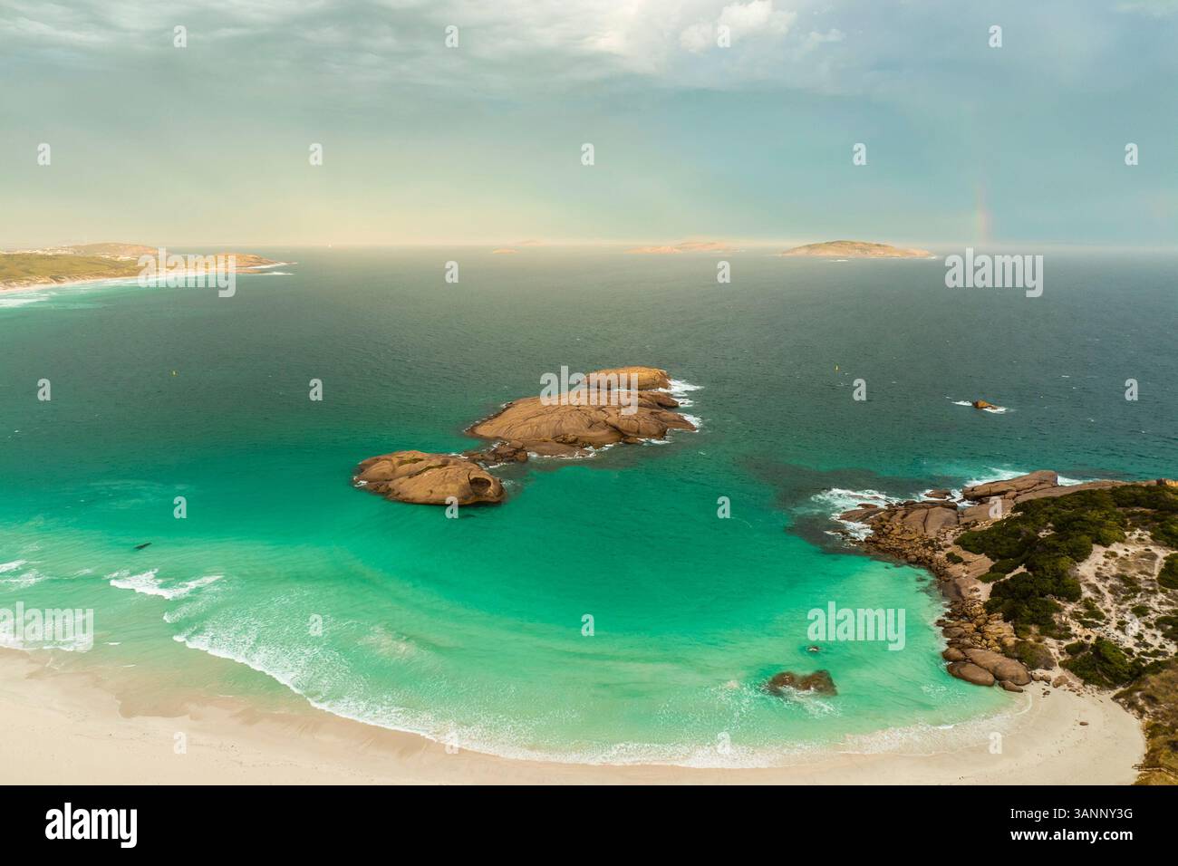 Aerial view of Twilight Beach, Western Australia, Australia Stock Photo ...