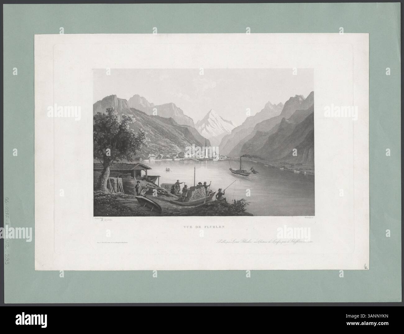 This aquatint print by Arnold Jenny, with engraving by Sigismond Himely ...