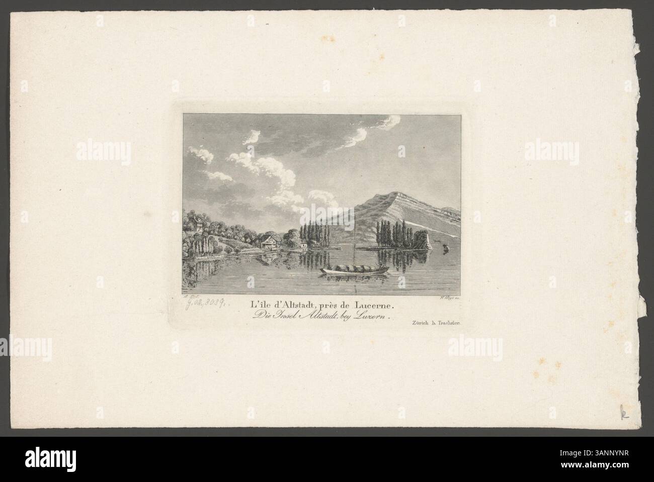 This 19th-century print by Augustin Schmid and Franz Hegi depicts the ...