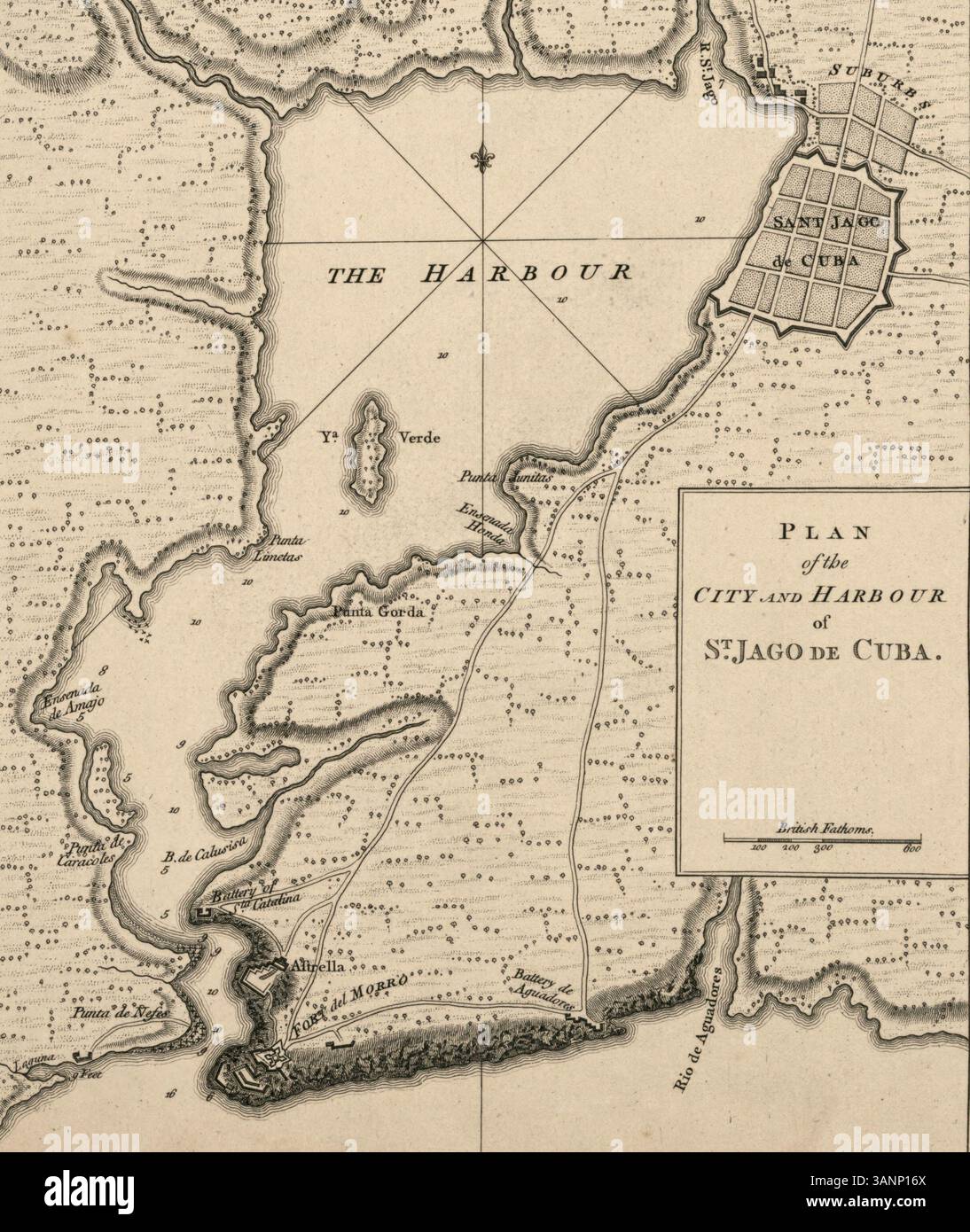 This 1768 map, created by Thomas Jefferys, presents a detailed plan of ...