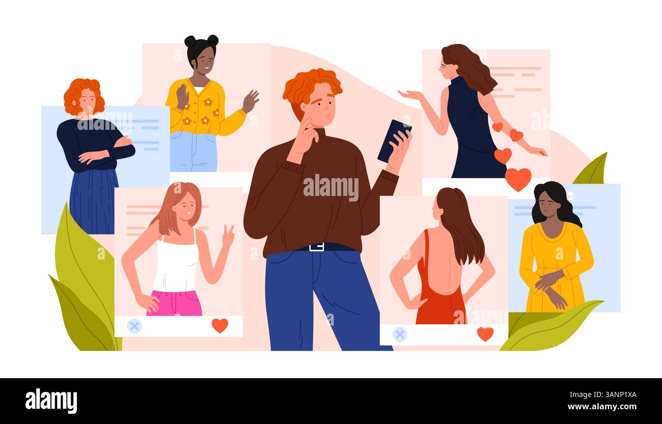 Virtual dating, choice of romantic partner in online social media chat ...