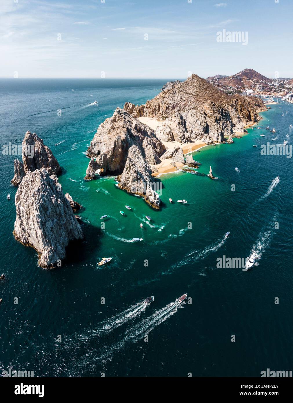 Aerial view of Cabo San Lucas, Baja California, Mexico Stock Photo - Alamy