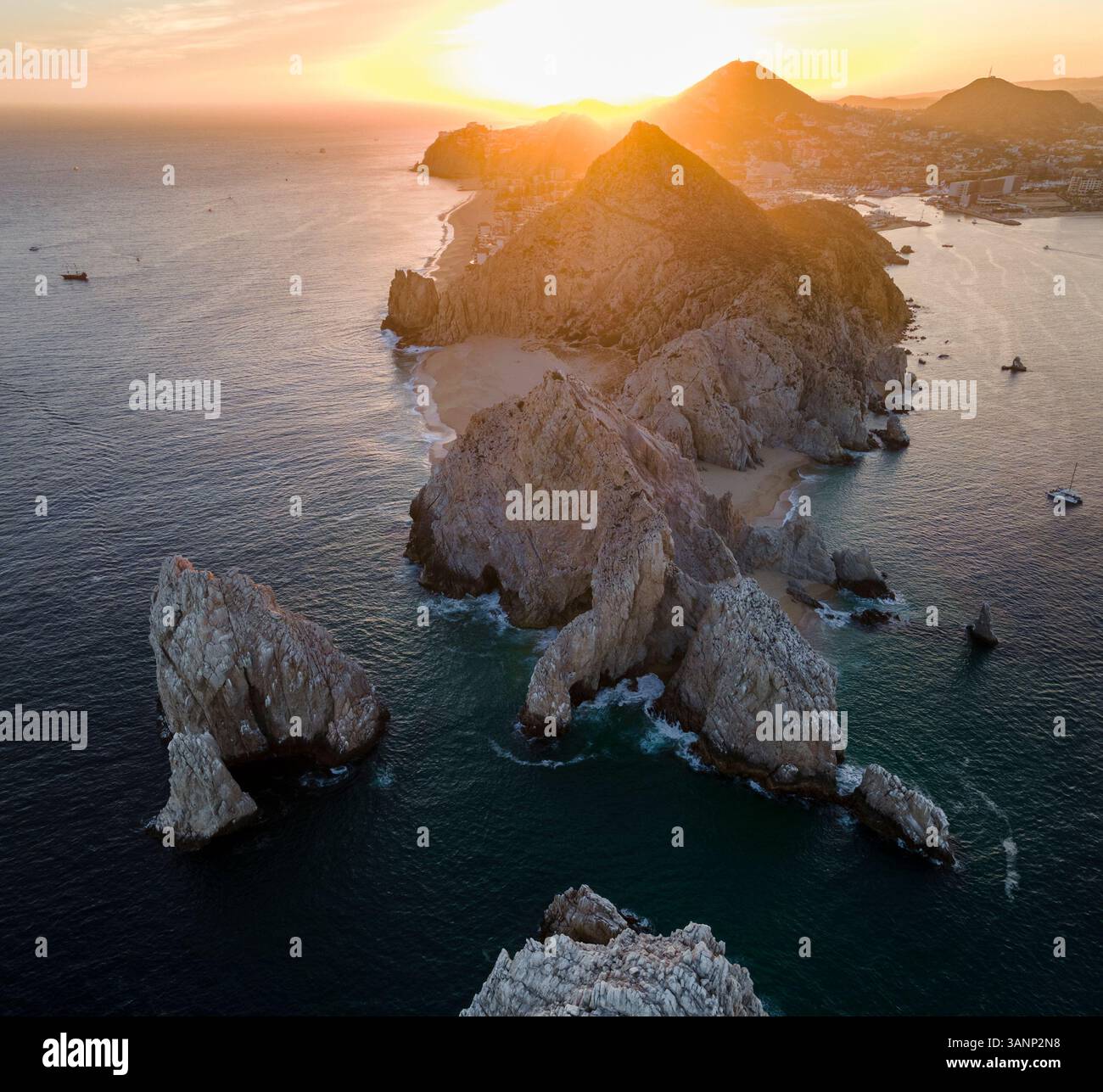 Aerial view of Cabo San Lucas, Baja California, Mexico Stock Photo - Alamy