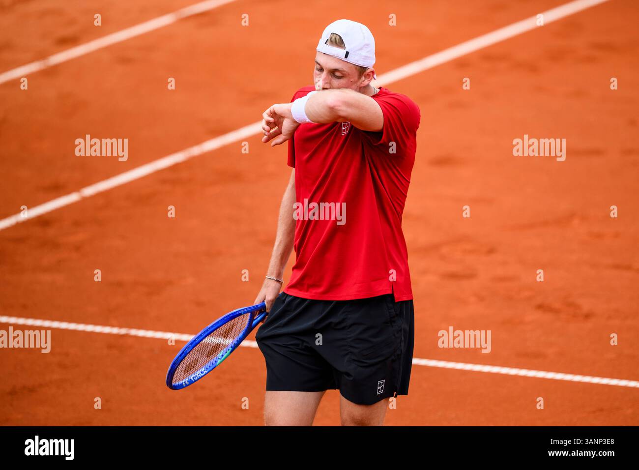 Munich, Germany. 15th Apr, 2025. Tennis, ATP Tour - Munich, Singles, Men, 1st round, Dedura ...