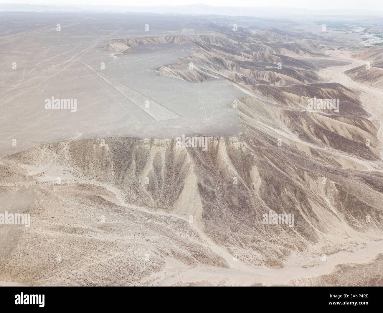 Aerial abstract view of Nazca desert, Peru Stock Photo - Alamy