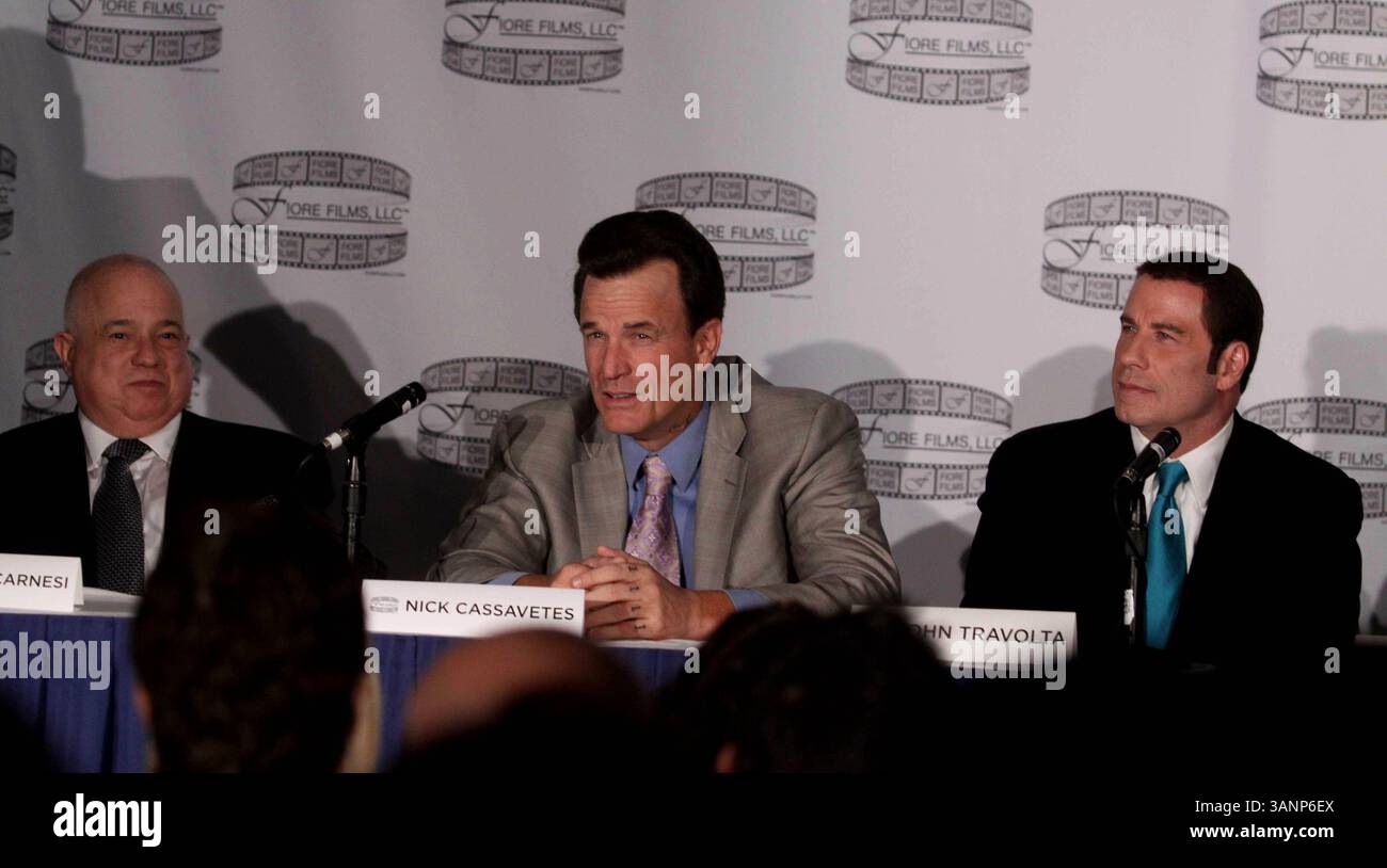 Nick cassavetes john travolta gotti hi-res stock photography and images ...