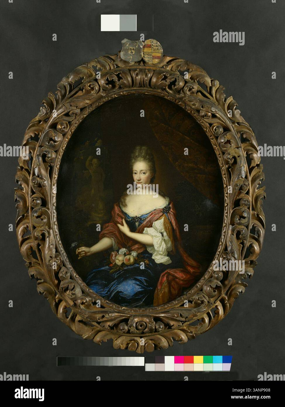Constantijn Netscher's 1694 portrait of Agatha Bicker showcases a ...