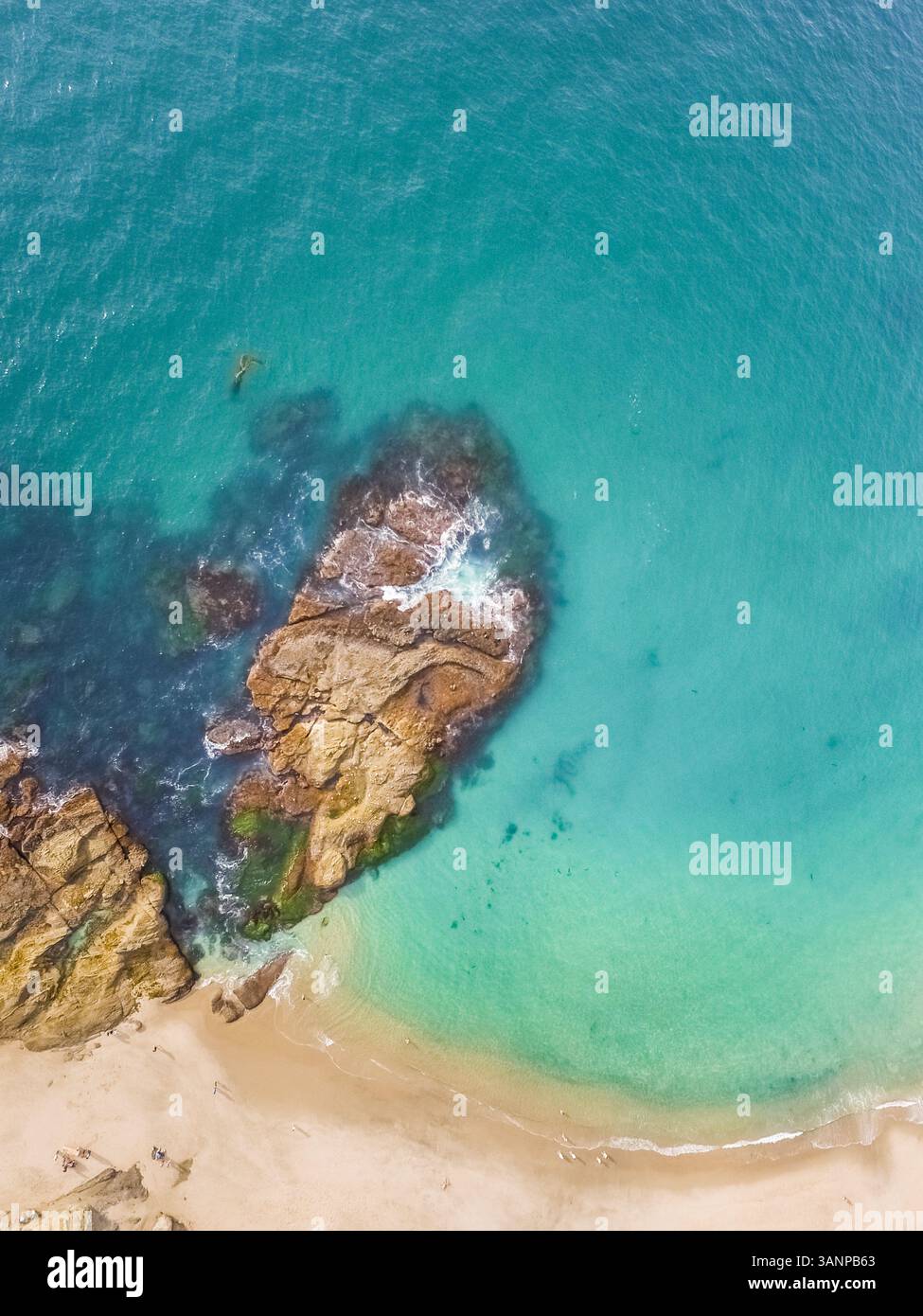 Aerial view of Victoria Beach in Lagune Beach, California, USA Stock ...