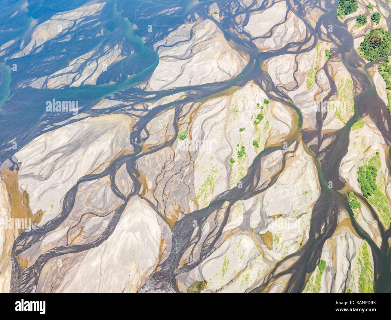 Aerial view of BioBio River, San Pedro de la Paz, Chile Stock Photo - Alamy