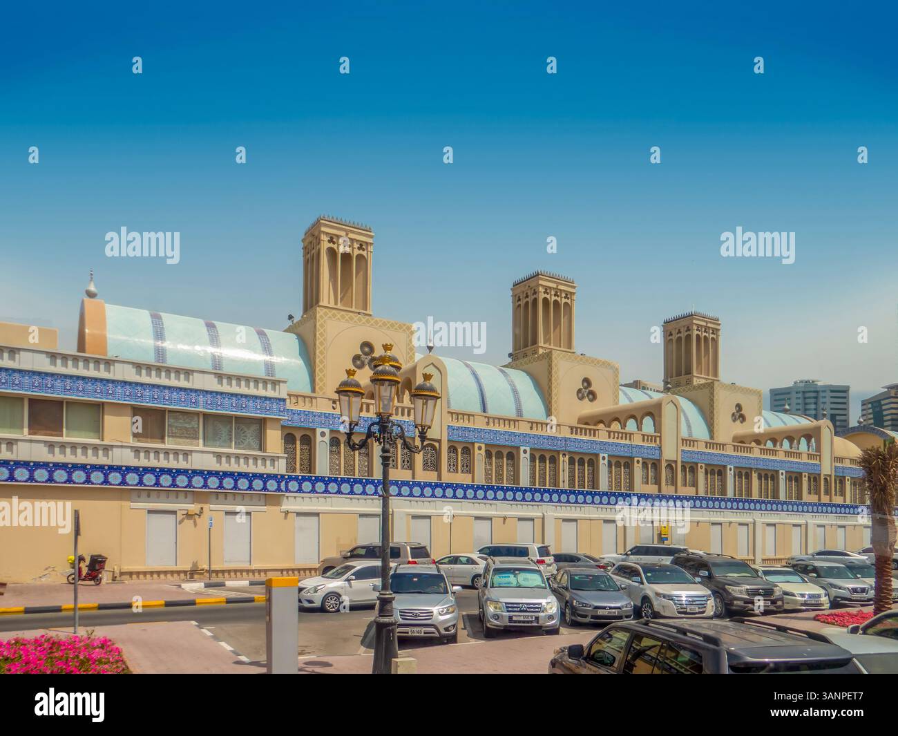 SHARJAH, UAE. Blue Souk or Central Market is located in the centre of ...