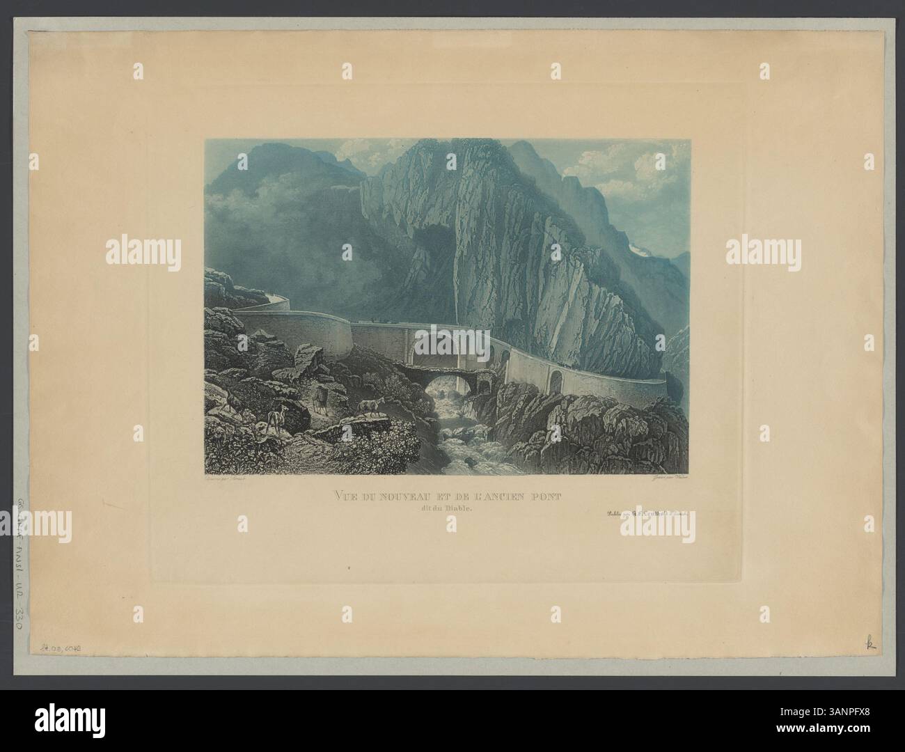 This print by Georg Straub and Lukas Weber from circa 1840 shows a view ...