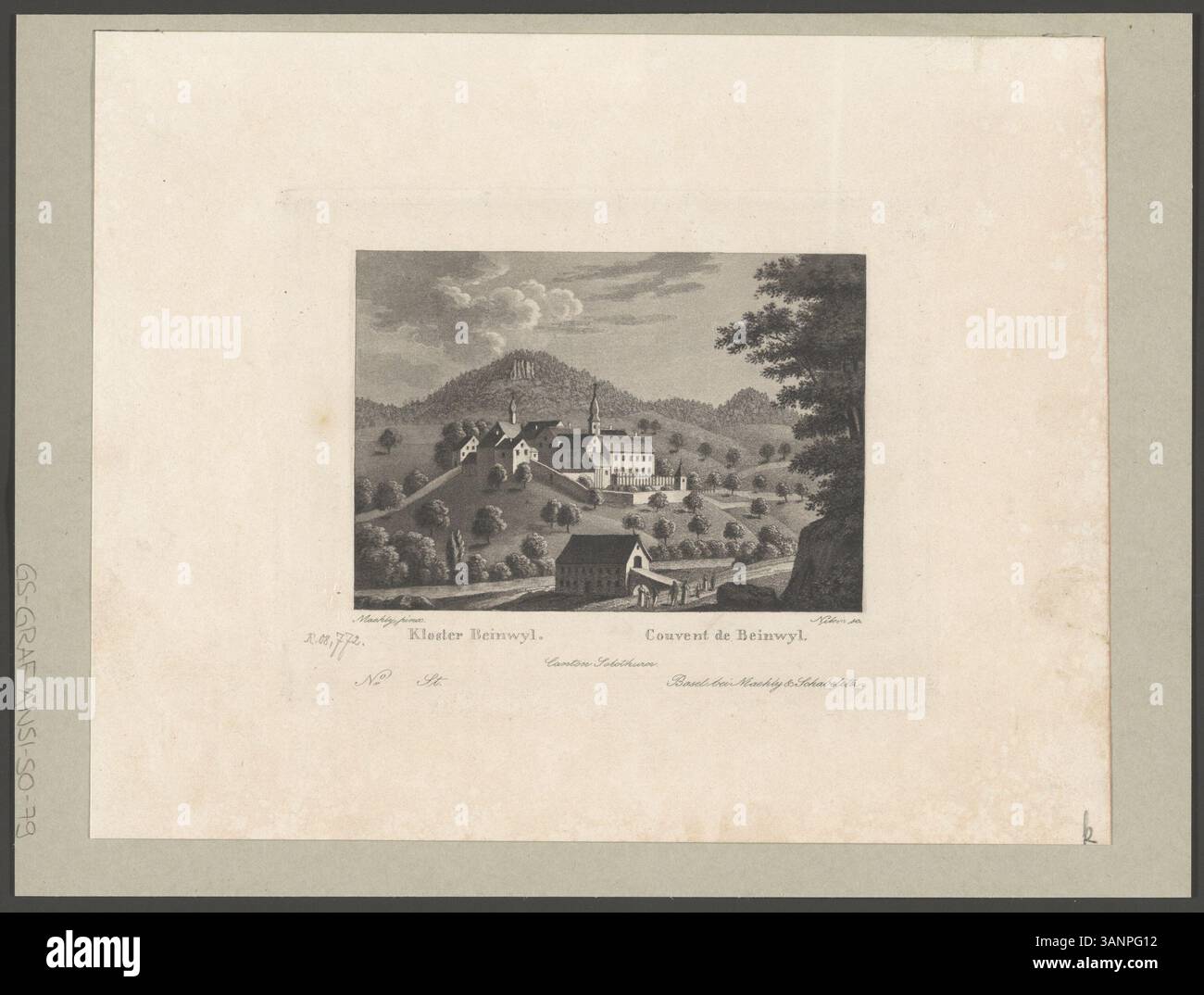 This aquatint print by Johann Friedrich Mähly and Wilhelm Johann Esaias ...