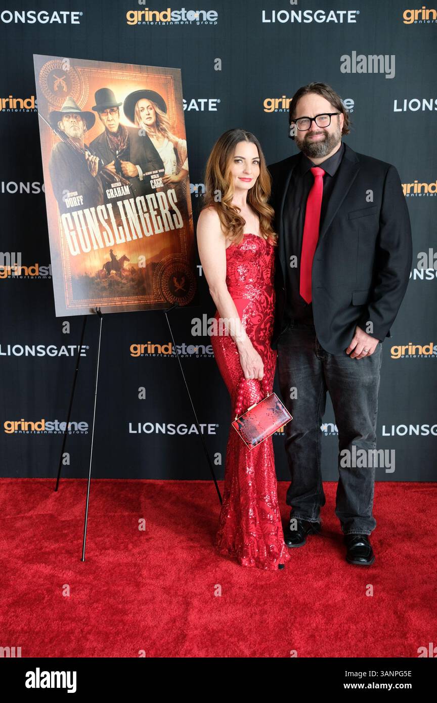 Laurie Love and Brian Skiba at the Los Angeles Family & Friends ...