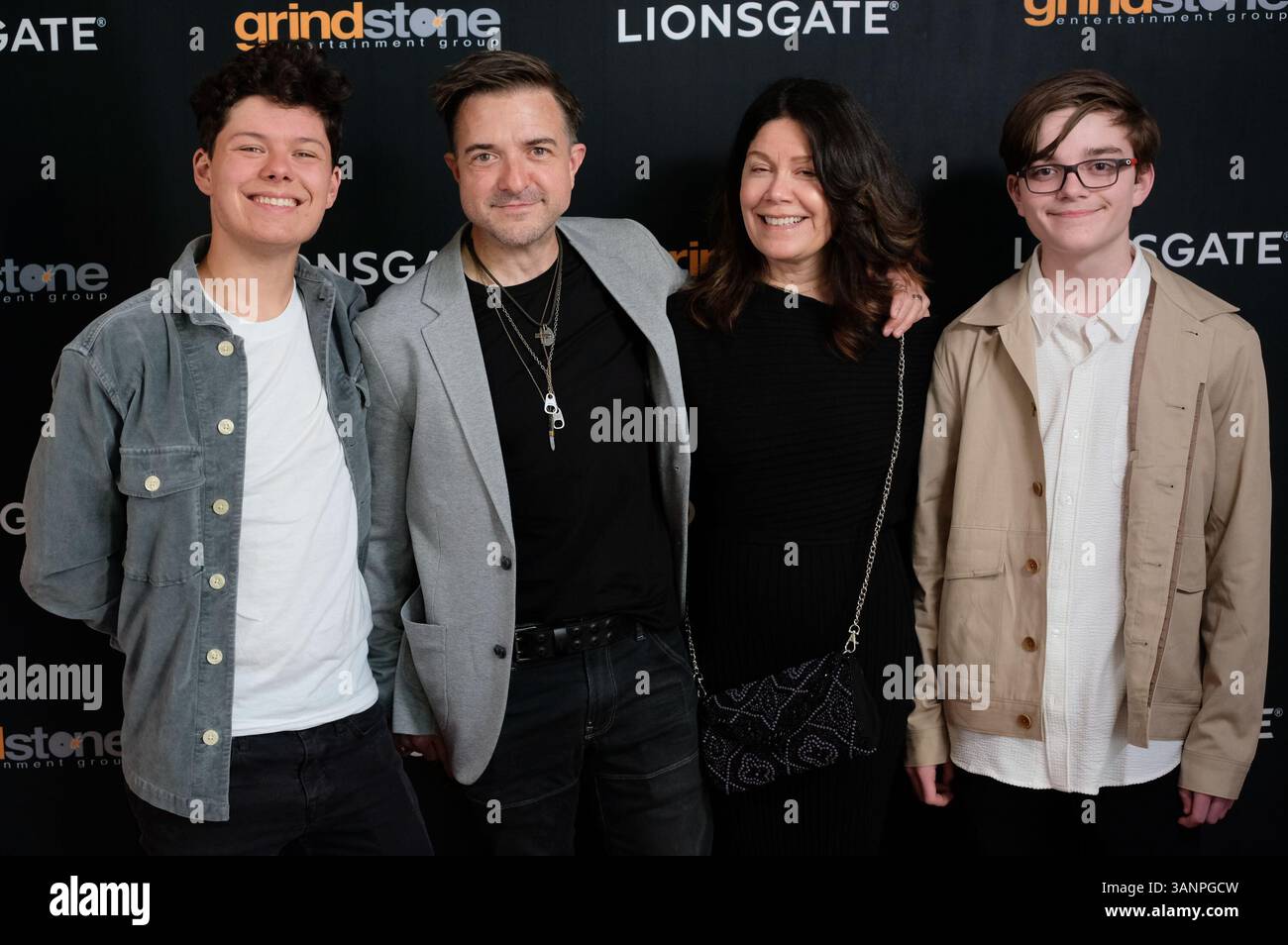 Jeremy Kent Jackson and his family at the Los Angeles Family & Friends ...