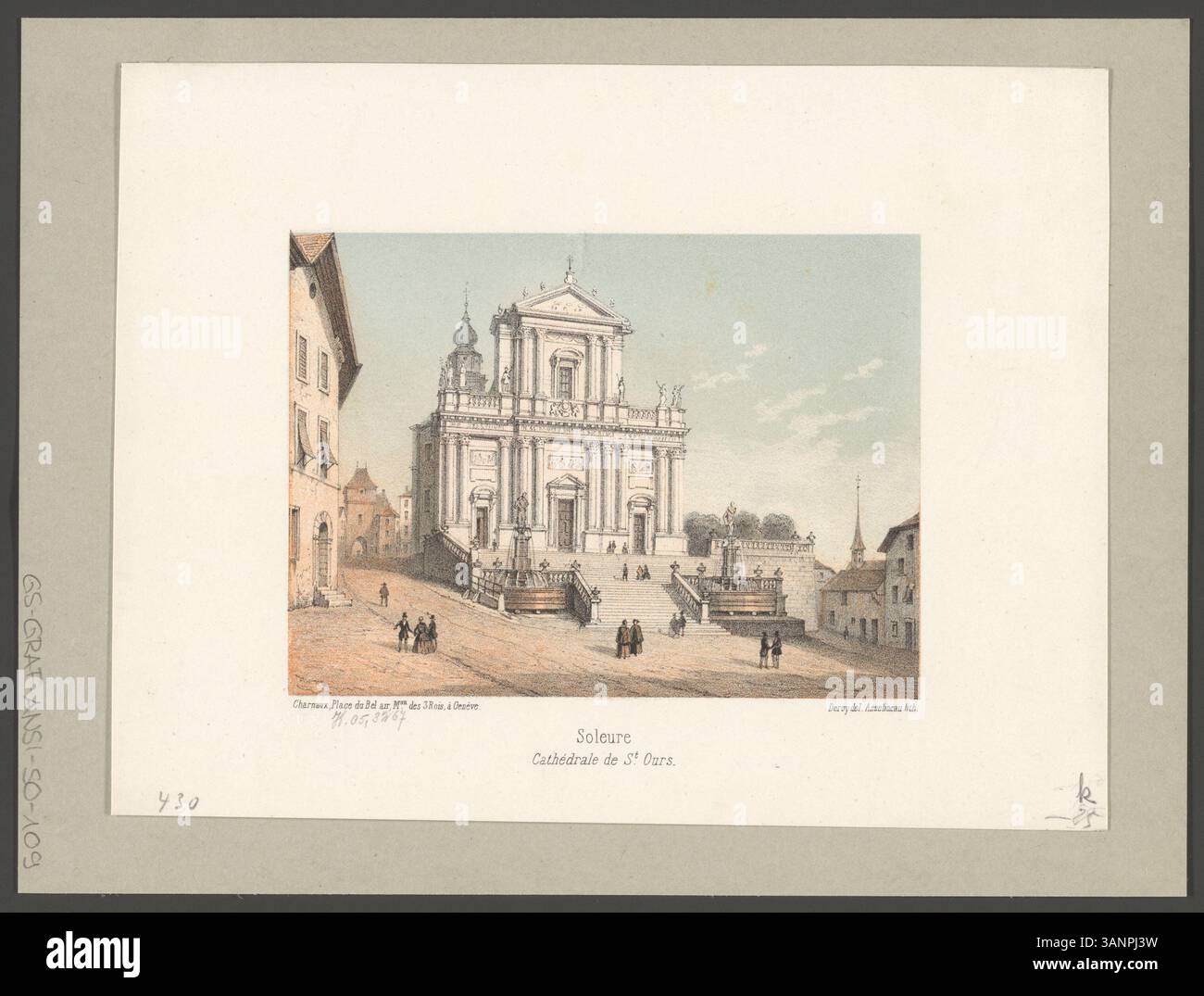 This 19th-century lithograph by Isidore Laurent Deroy and Léon-Auguste ...