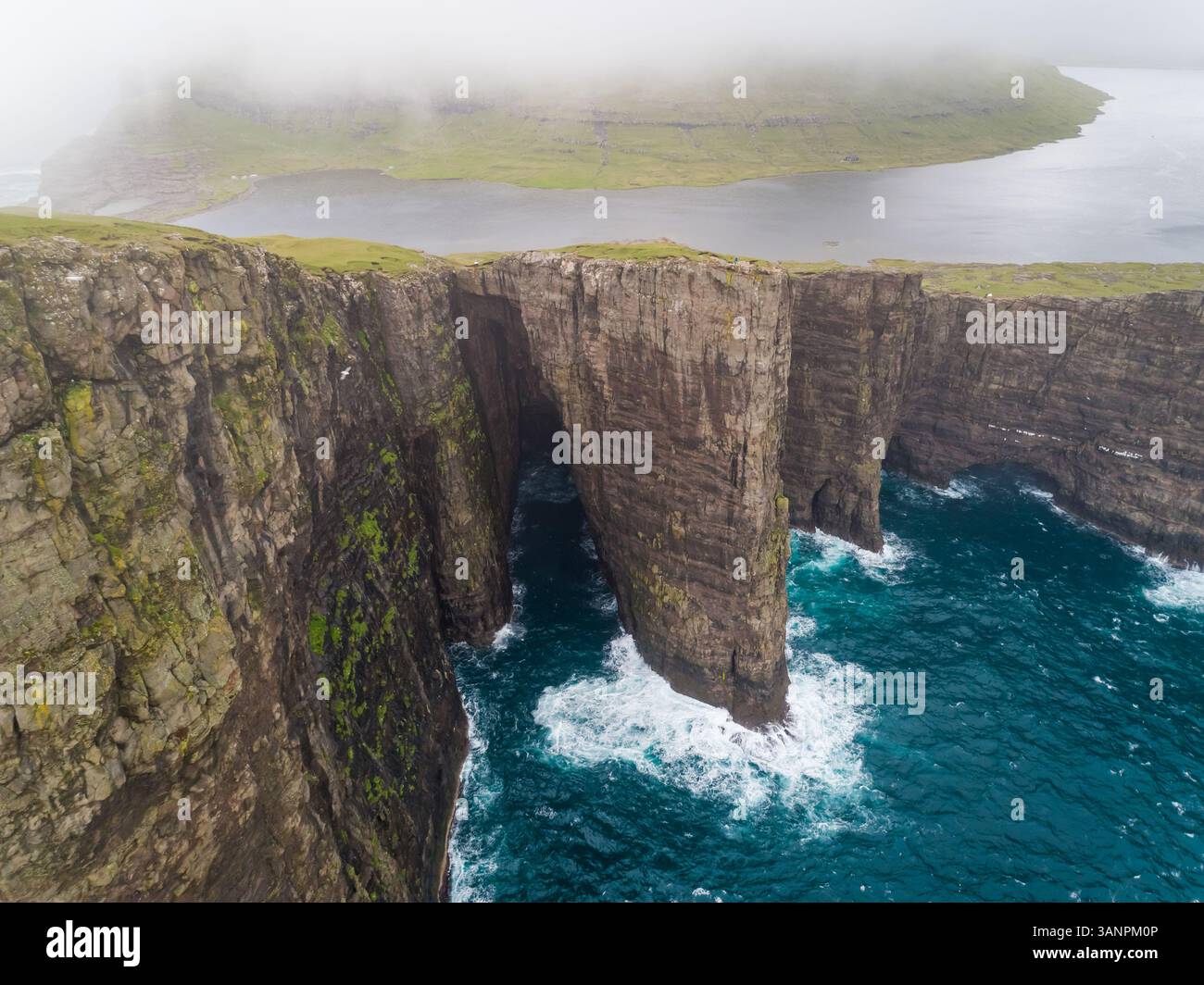 Aerial drone view slave cliff hi-res stock photography and images - Alamy