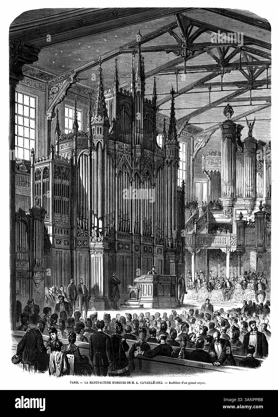 The organ at Ketton Hall, built by Aristide Cavaillé-Coll in 1870, is ...