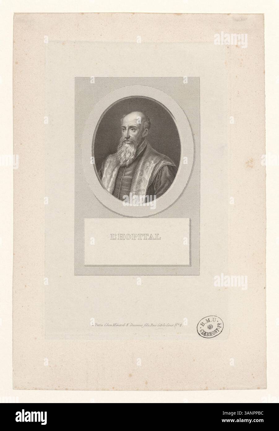 This print is part of the Boyer collection, showcasing Michel de l ...
