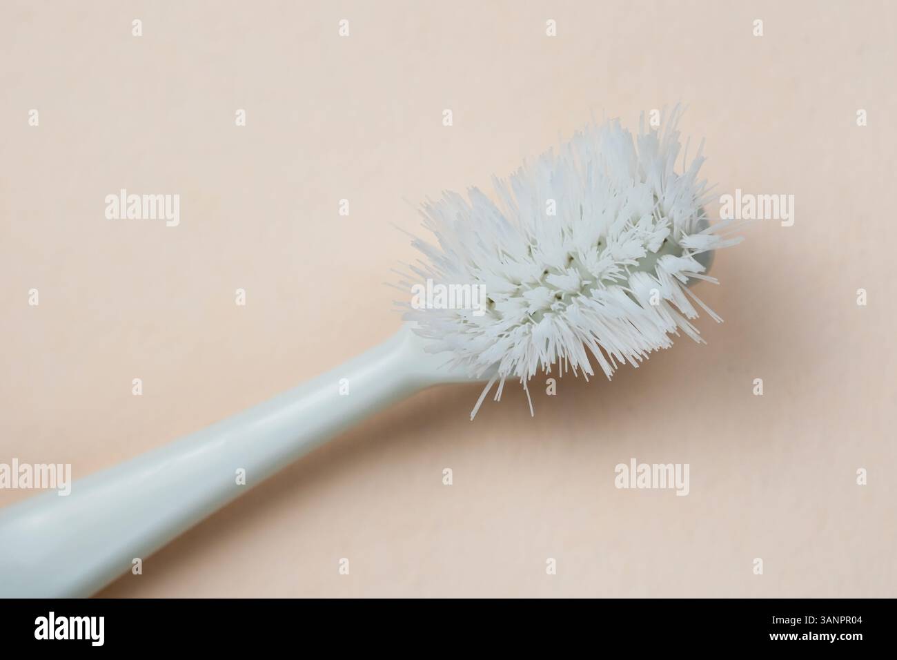 worn out toothbrush used for household scrubbing concept of recycling ...