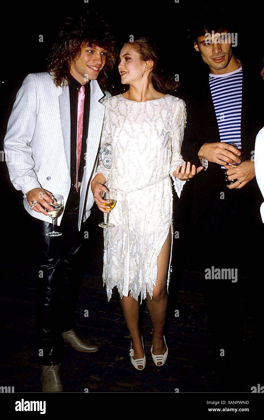 July 14, 2005 - DIANE LANE WITH BON JOVI AT DIANA ROSS PARTY 1984 ...